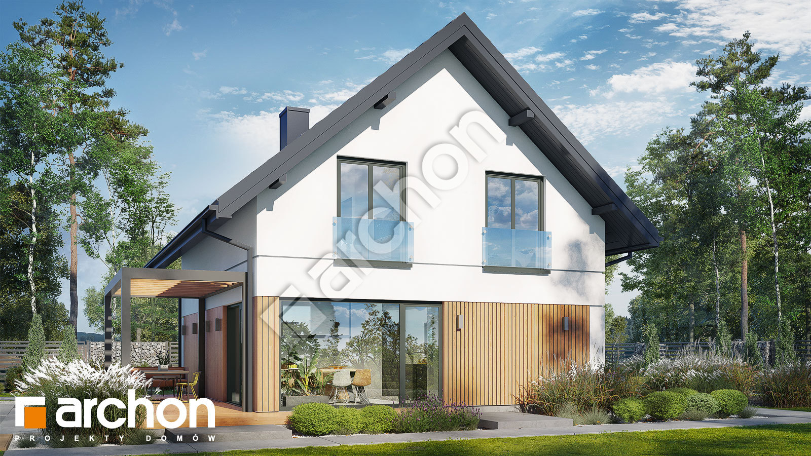 Projekt domu Dom w gnieźnikach (E) - ARCHON+