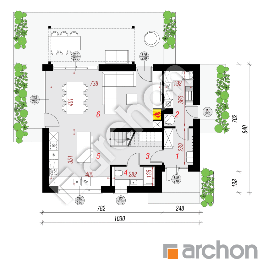 Projekt domu Dom w gnieźnikach (E) - ARCHON+
