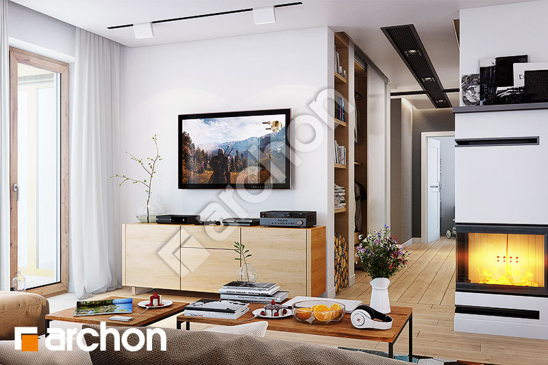 Projekt domu Dom w galach Realizacje - ARCHON+