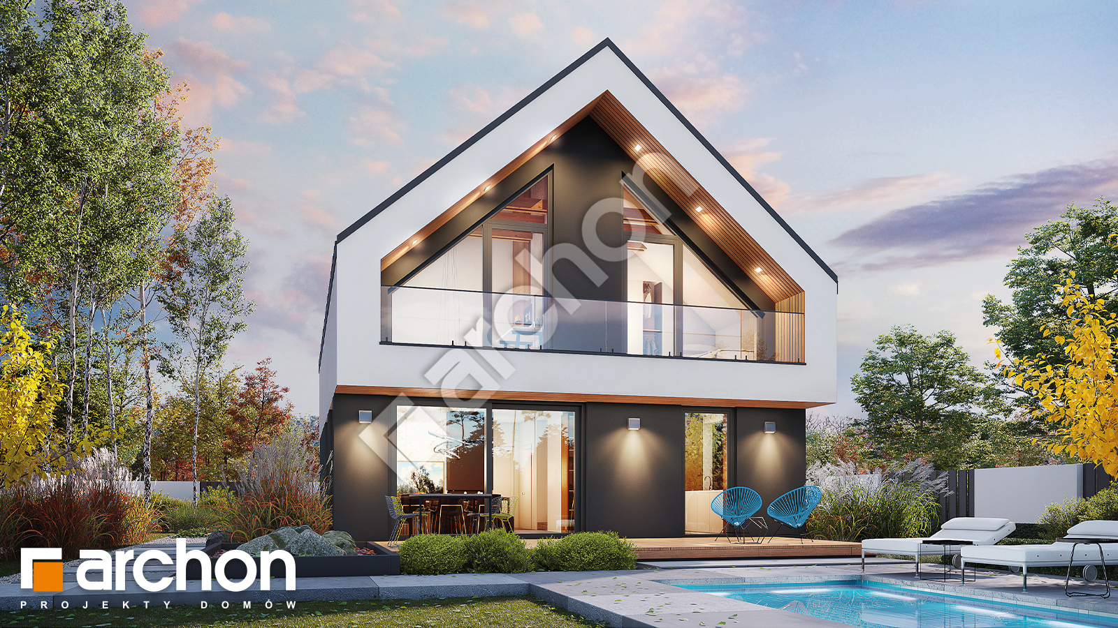 Projekt domu Dom w malinówkach 36 Dodatki - ARCHON+