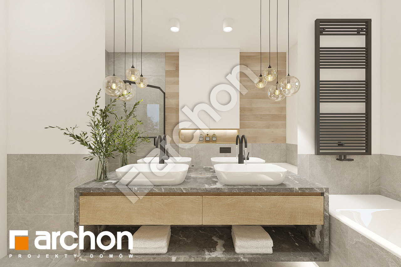 Projekt domu Dom w renklodach 12 (E) OZE Dane projektu - ARCHON+