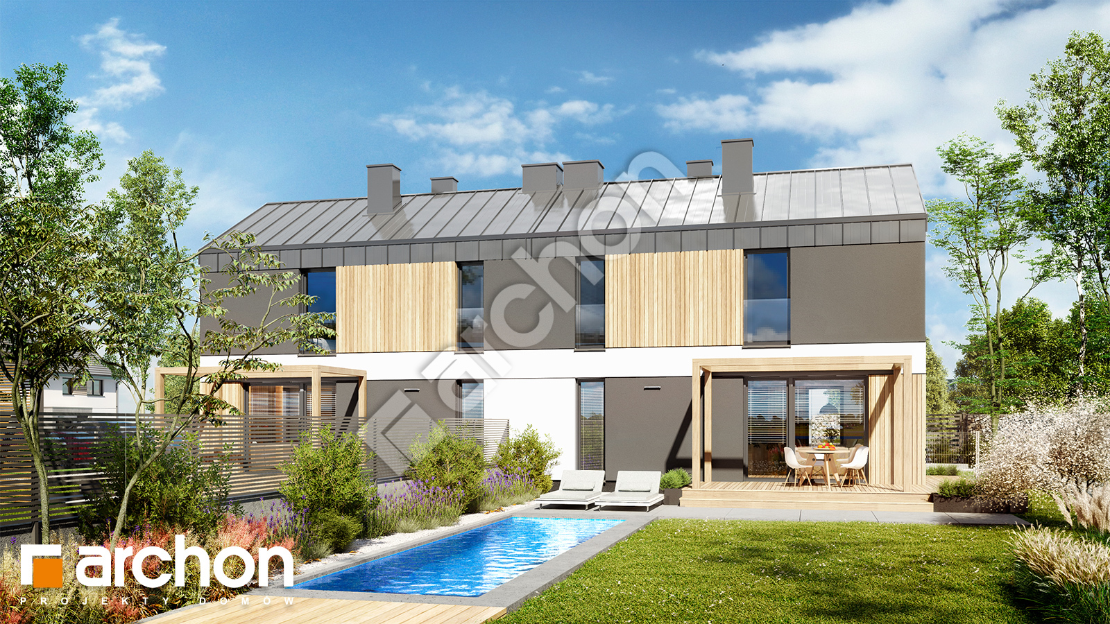 Projekt domu Dom w everniach (B) Dane projektu - ARCHON+
