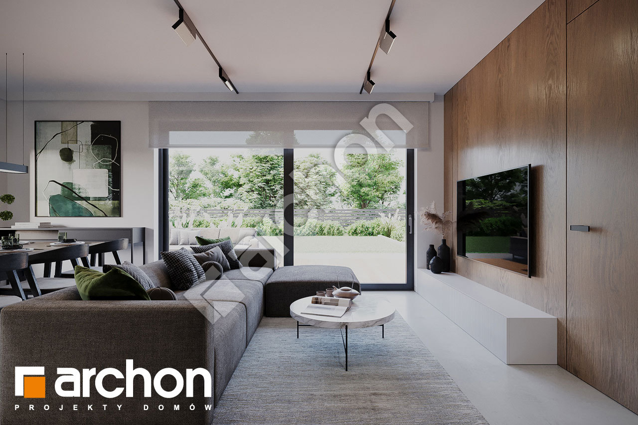 Projekt domu Dom w trzcinnikach (E) OZE Koszty budowy - ARCHON+