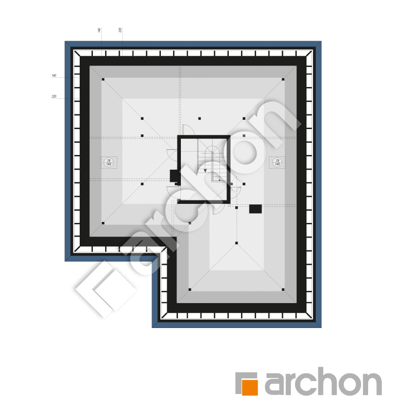 Projekt domu Dom w renklodach 29 (G2E) - ARCHON+