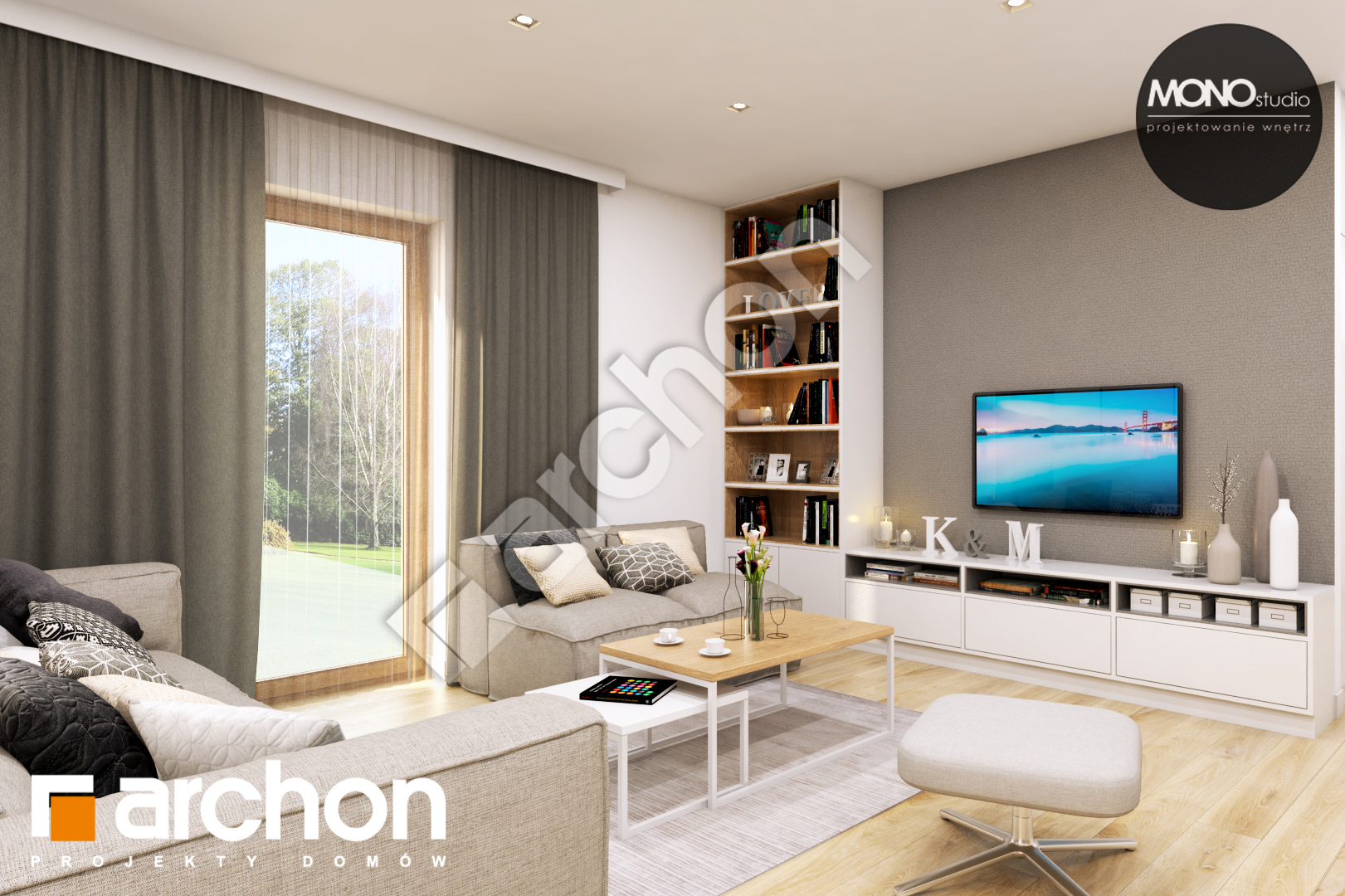 Projekt domu Dom w lonicerach (G2T) Dane projektu - ARCHON+