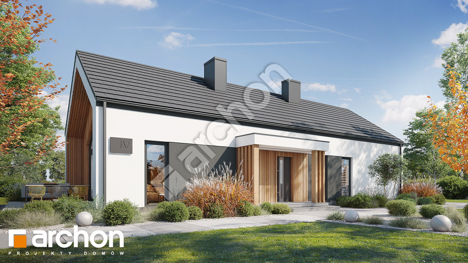 Projekt domu Dom w kordylinie 2 Dodatki - ARCHON+