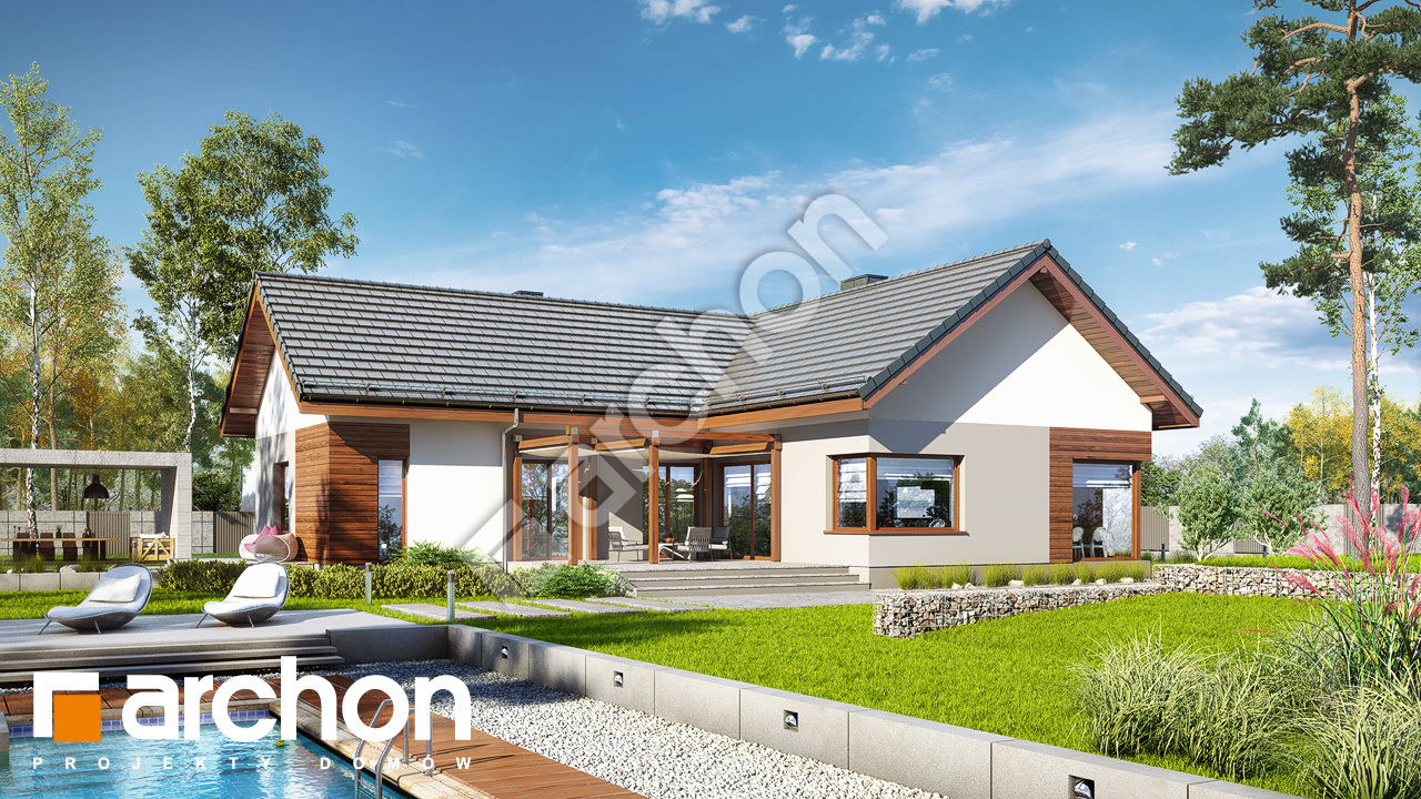 Projekt domu Dom w galach 4 Dane projektu - ARCHON+